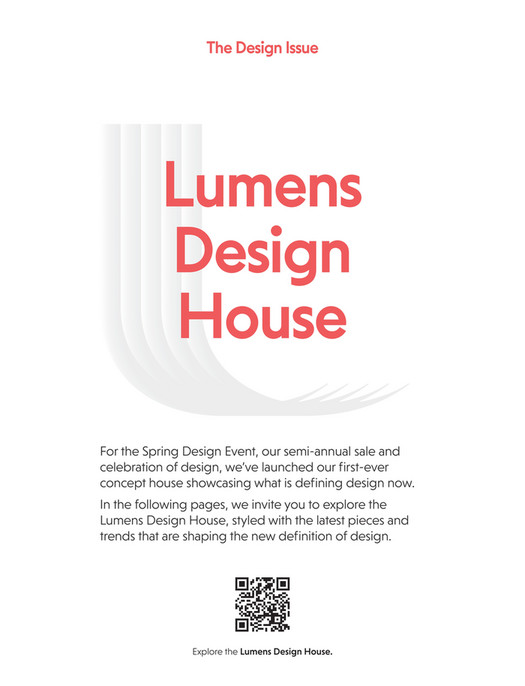 Lumens - Spring 2024 | The Design Issue: Lumens Design House - Page 2-3